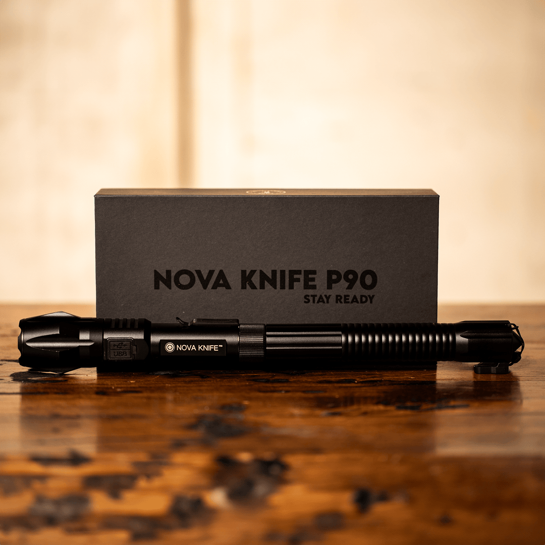 NOVA Knife P90 High Intensity Survival Flashlight – Lone Survivalist