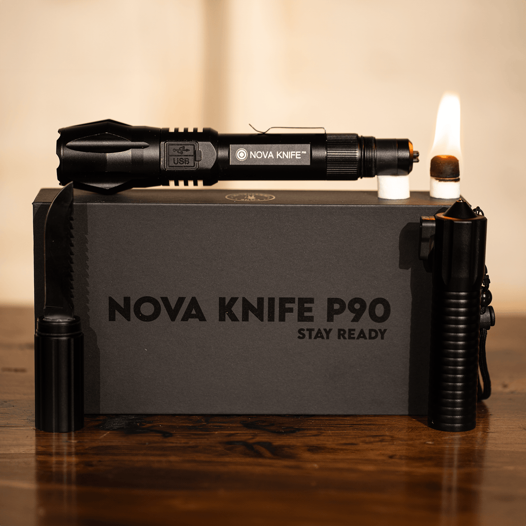 NOVA Knife P90 High Intensity Survival Flashlight – Lone Survivalist