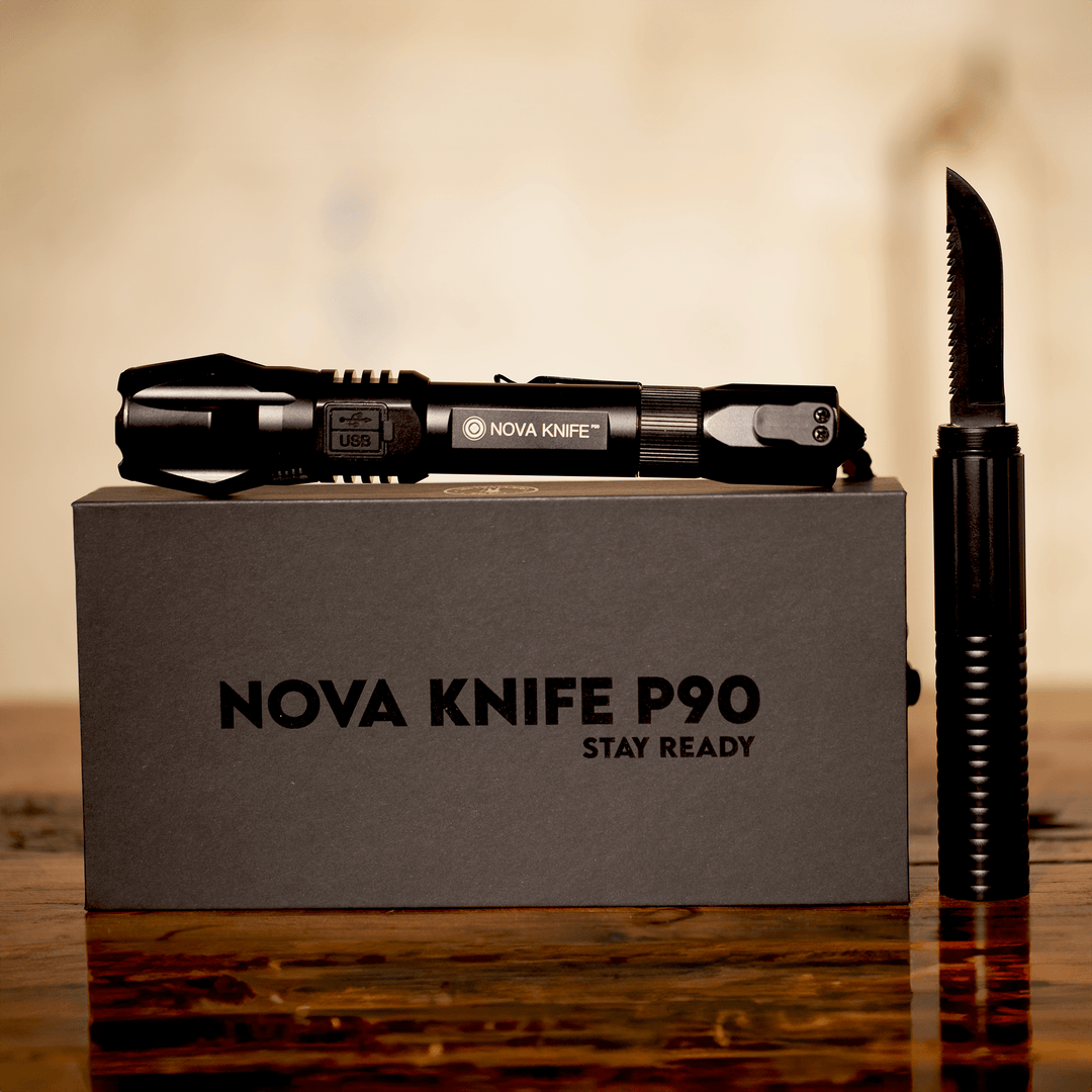 NOVA Knife P90 High Intensity Survival Flashlight – Lone Survivalist