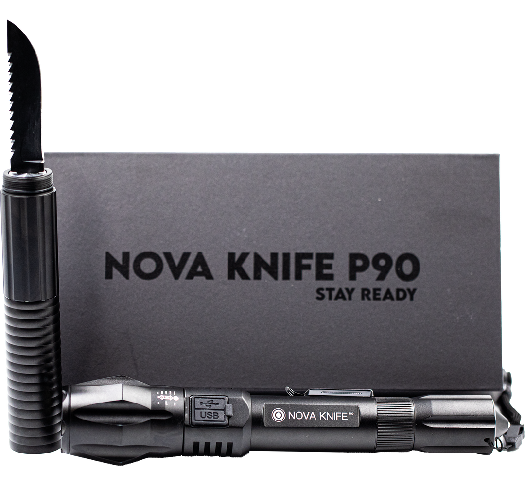 NOVA Knife P90 High Intensity Survival Flashlight – Lone Survivalist